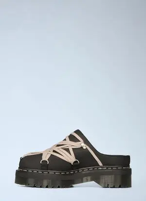 DR. MARTENS X RICK OWENS Quad Sole Megalace® Mules
