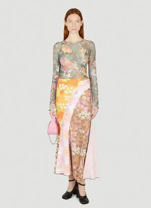 RAVE REVIEW Alma Patchwork Skirt