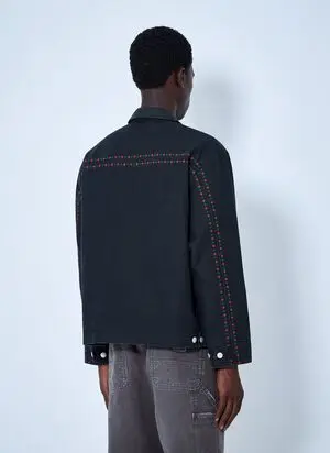 BOTT Leather Collar Work Jacket