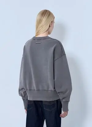 JEAN PAUL GAULTIER Fleece Embroidered Sweatshirt