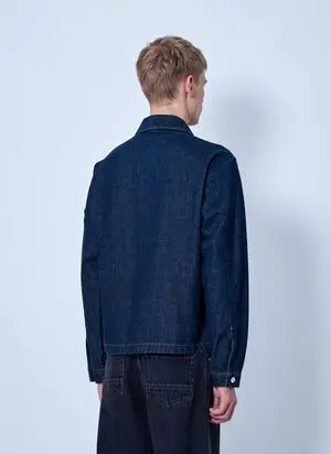 Stone Island Denim Shirt Jacket - Blue