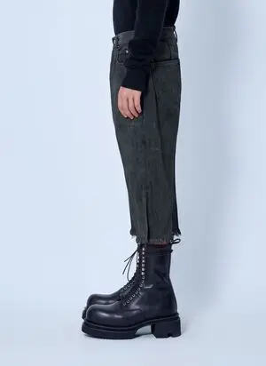 Rick Owens Bolan Cutoffs - Grey