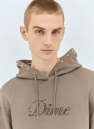 DIME Cursive French Hooded Sweatshirt
