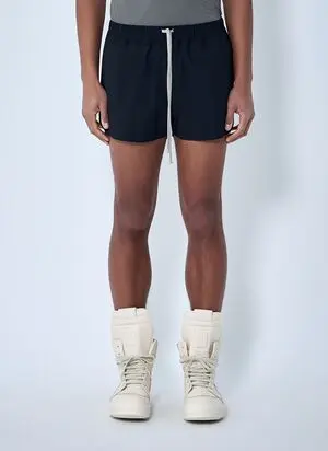 Rick Owens Elasticated Waistband Shorts - Black