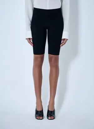 TOTEME Capri Knit Shorts - Black