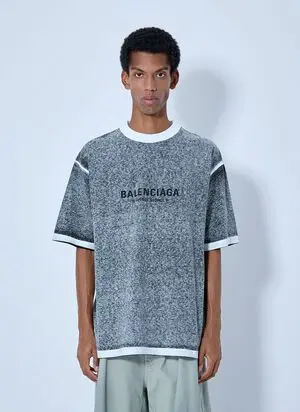 Balenciaga Logo Motif T-shirt