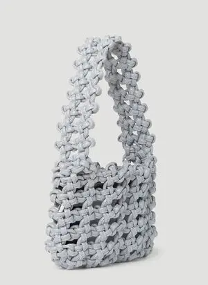 Kara Knot Armpit Shoulder Bag - Silver