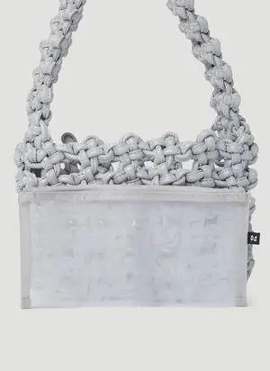 Kara Knot Armpit Shoulder Bag - Silver