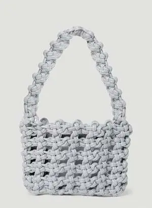 Kara Knot Armpit Shoulder Bag - Silver