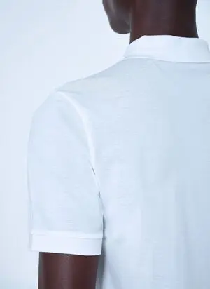 Prada Logo Polo Shirt - White