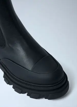 GANNI Cleated Mid Chelsea Boot