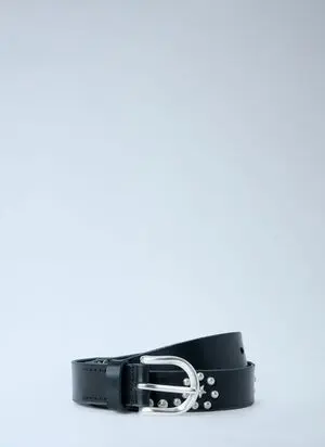 Our Legacy Star Flat Belt - Black