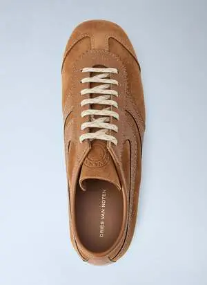 Dries Van Noten Suede Panel Sneakers