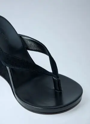 Phoebe Philo Round Wedge Sandals