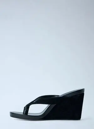 Phoebe Philo Round Wedge Sandals