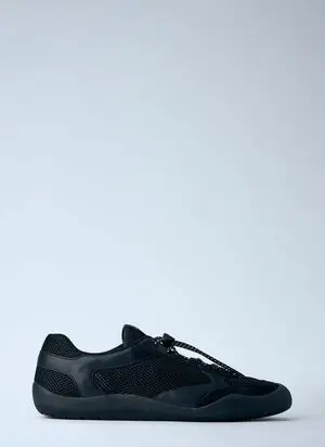Prada Speedrock Mesh Panel Sneakers - Black