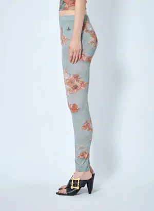 VIVIENNE WESTWOOD Printed Leggings - Light Blue