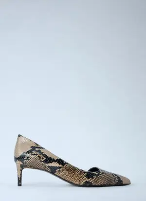 Khaite Jett D'orsay Low Pumps - Beige