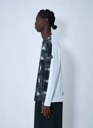 MONCLER X A$AP ROCKY Logo Motif Contrast Print T-shirt