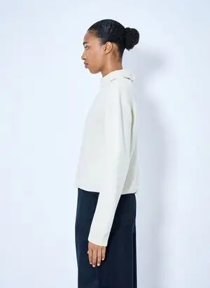 RÓHE Statement Shoulder Cropped Turtleneck