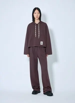 Moncler Hooded Sweatshirt With Contrast Drawstrings