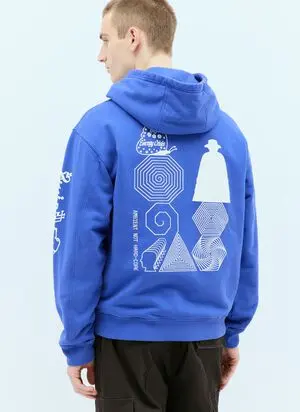 BRAIN DEAD Electronique Hooded Sweatshirt