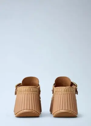 Chloé Nama Wedge Mules
