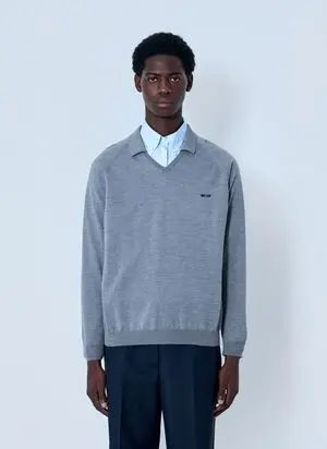 Miu Miu V-neck Knit Sweater