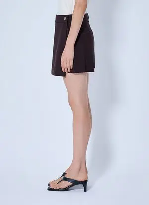 Sportmax Button-detail Mini Skort
