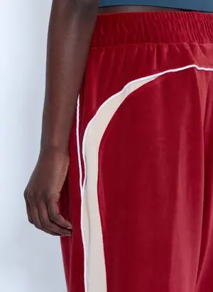 Lacoste Runway Loose Fit Velour Joggers