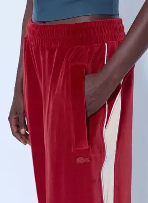 Lacoste Runway Loose Fit Velour Joggers