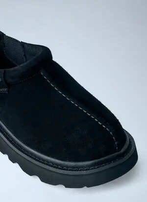 UGG Tasman Lug Slip Ons - Black