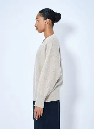 RÓHE Classic Mouliné Jumper - Beige