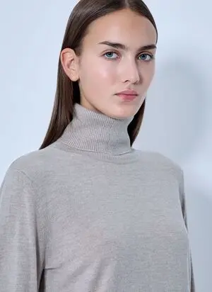 Max Mara Turtleneck Fine Knit Sweater
