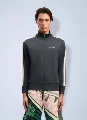 Palm Angels Classic Logo Track Jacket - Grey