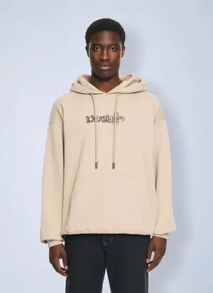 Off-White Heraldic Arrow Skate Hoodie - Red