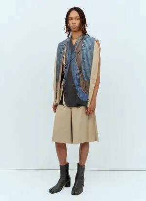 Comme Des Garçons Printed Double-breasted Blazer