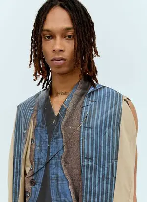 Comme Des Garçons Printed Double-breasted Blazer