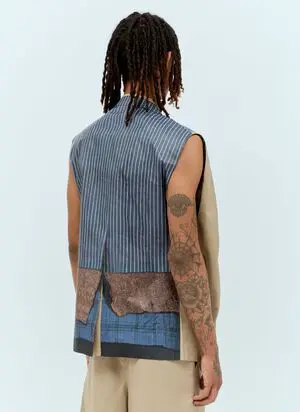 Comme Des Garçons Printed Double-breasted Blazer