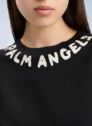 Palm Angels Neck Logo Over T-shirt
