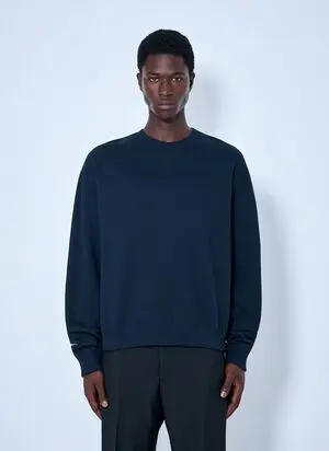 JIL SANDER Crewneck Sweatshirt - Navy
