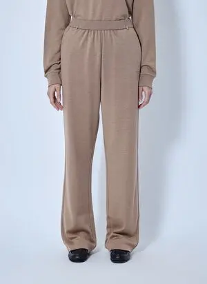 Max Mara Elasticated Waistband Trousers - Camel