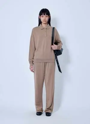 Max Mara Elasticated Waistband Trousers - Camel