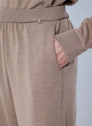 Max Mara Elasticated Waistband Trousers - Camel