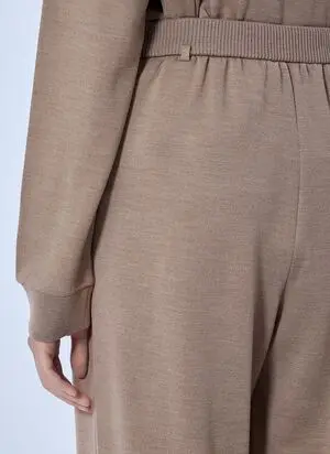 Max Mara Elasticated Waistband Trousers - Camel