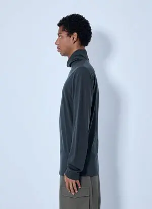 RIER Polar Jersey Turtleneck - Grey