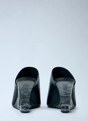 Rick Owens Cantilever 8 Sabot Sharp Mules