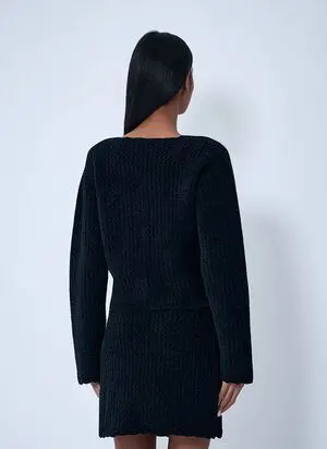 GANNI Crochet Cardigan