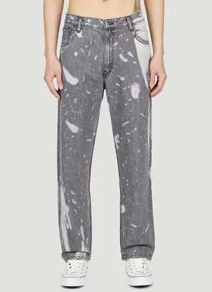 LN-CC X NON Bleached Relaxed Jeans - Grey