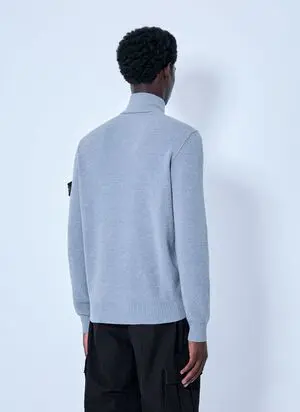 Stone Island Zip-up Knit Sweater
